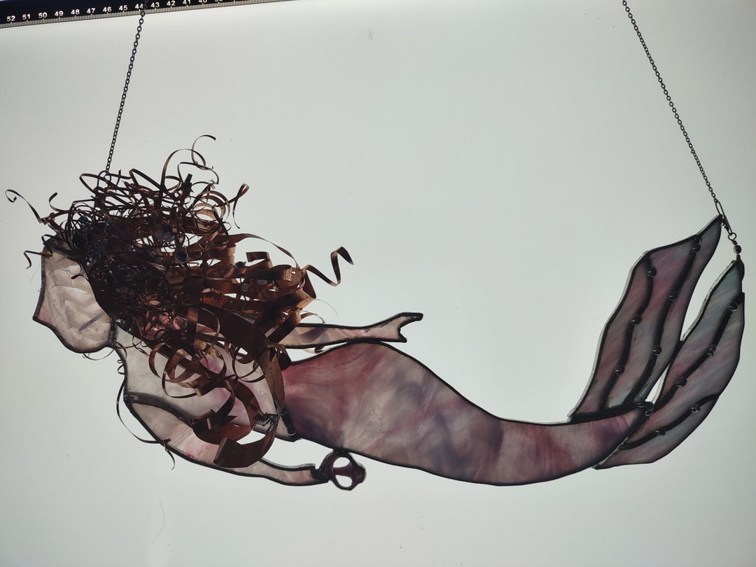 Glorious Stained Glass Mermaid - Etsy