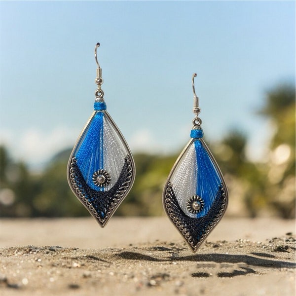 Thread Earrings - Etsy