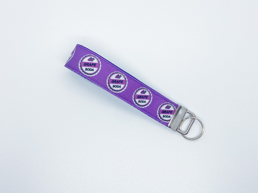 Purple Soda Key Fob Wristlet Key Fob Key Fob Wristlet - Etsy