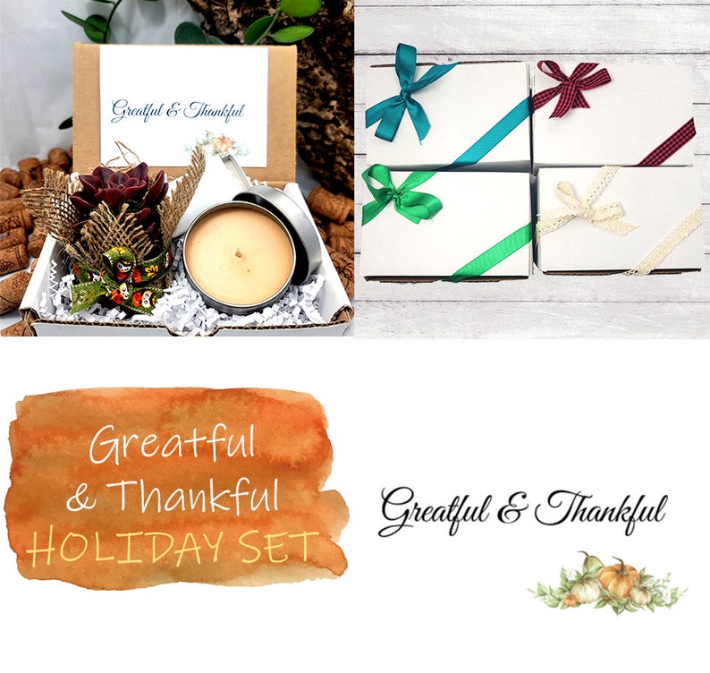 Greatful & Thankful - Fall Gift Box - Thanksgiving - Etsy