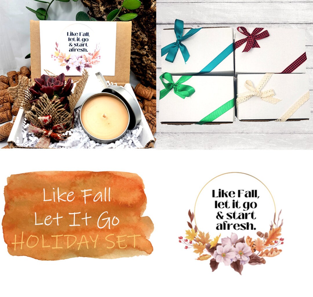 Like A Fall, Let It Go and Start Afresh - Fall Gift Box - Thanksgiving ...