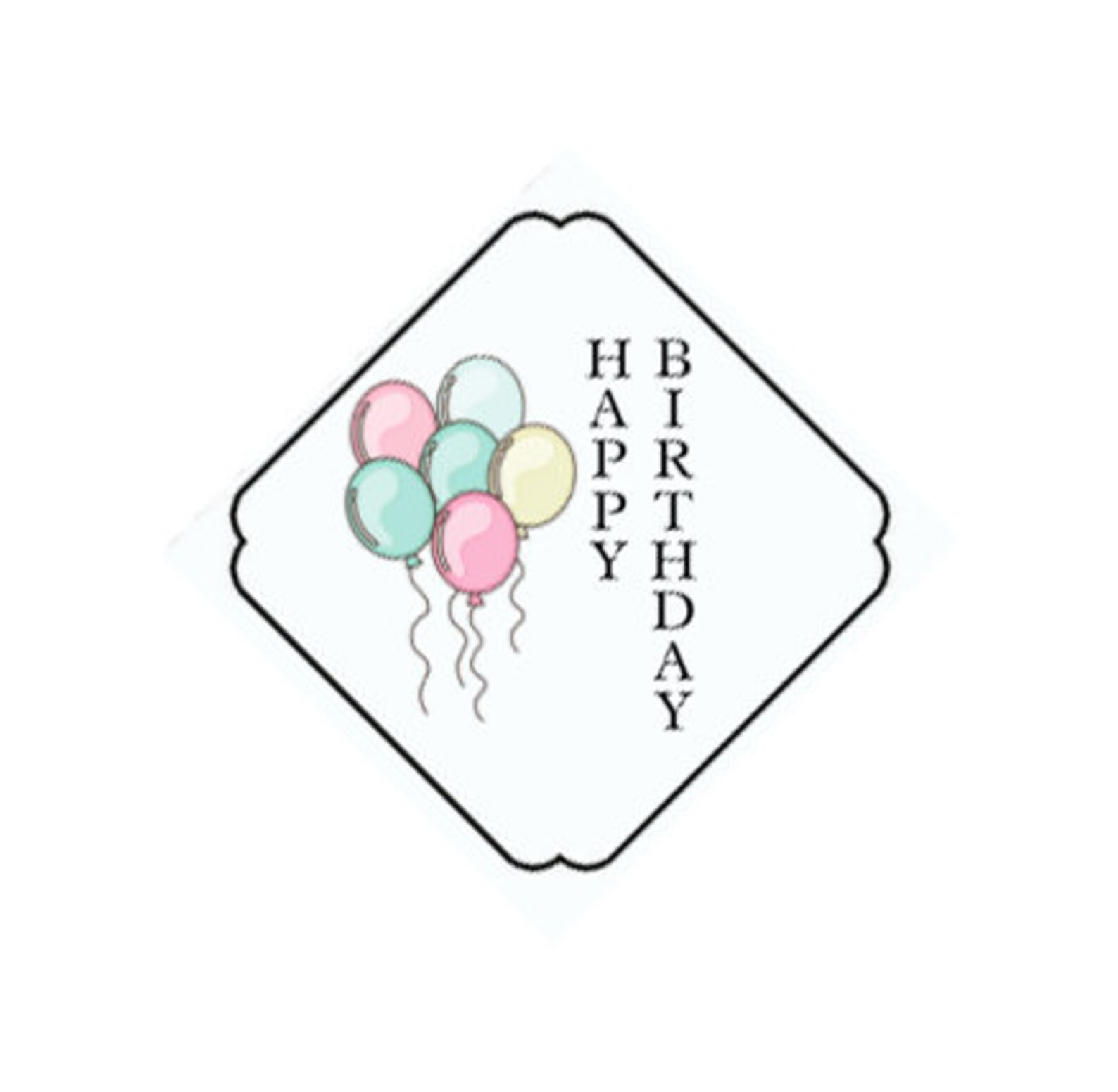 Happy Birthday - Party Favor Tag Kit - Etsy