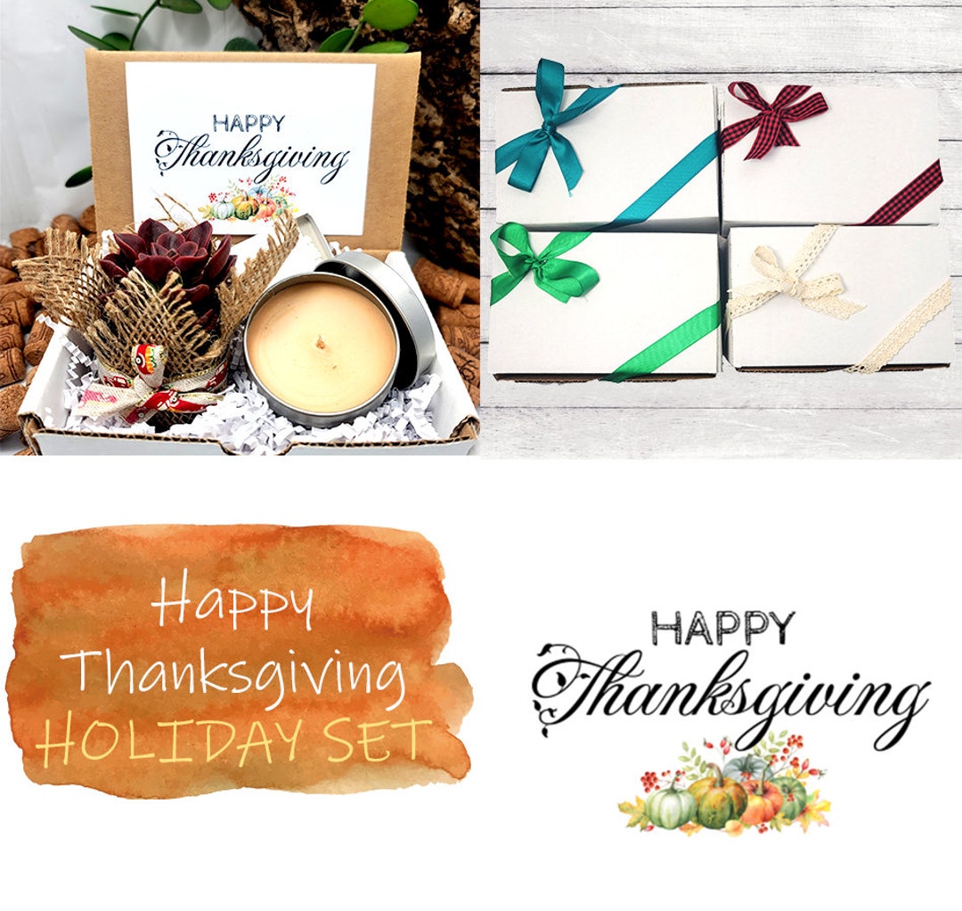 Happy Thanksgiving - Fall Gift Box - Thanksgiving - Etsy