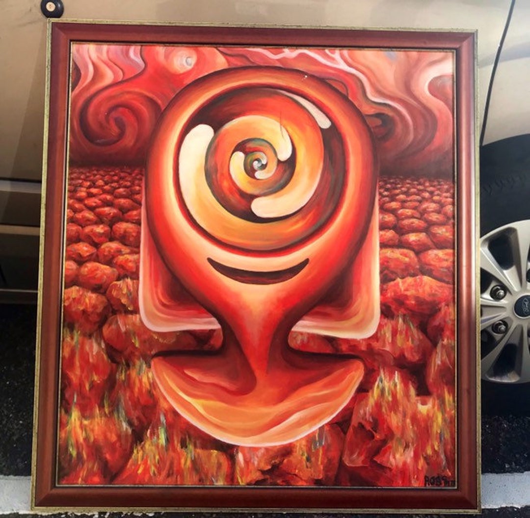 Midcentury Sputnik Painting - Etsy