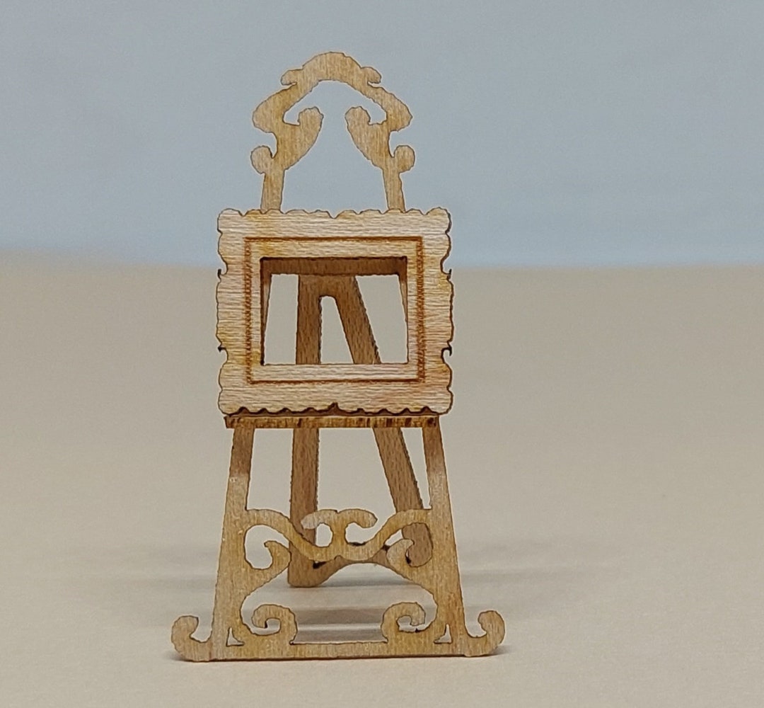 1/4 Inch Scale Easel & Frame KIT - Etsy