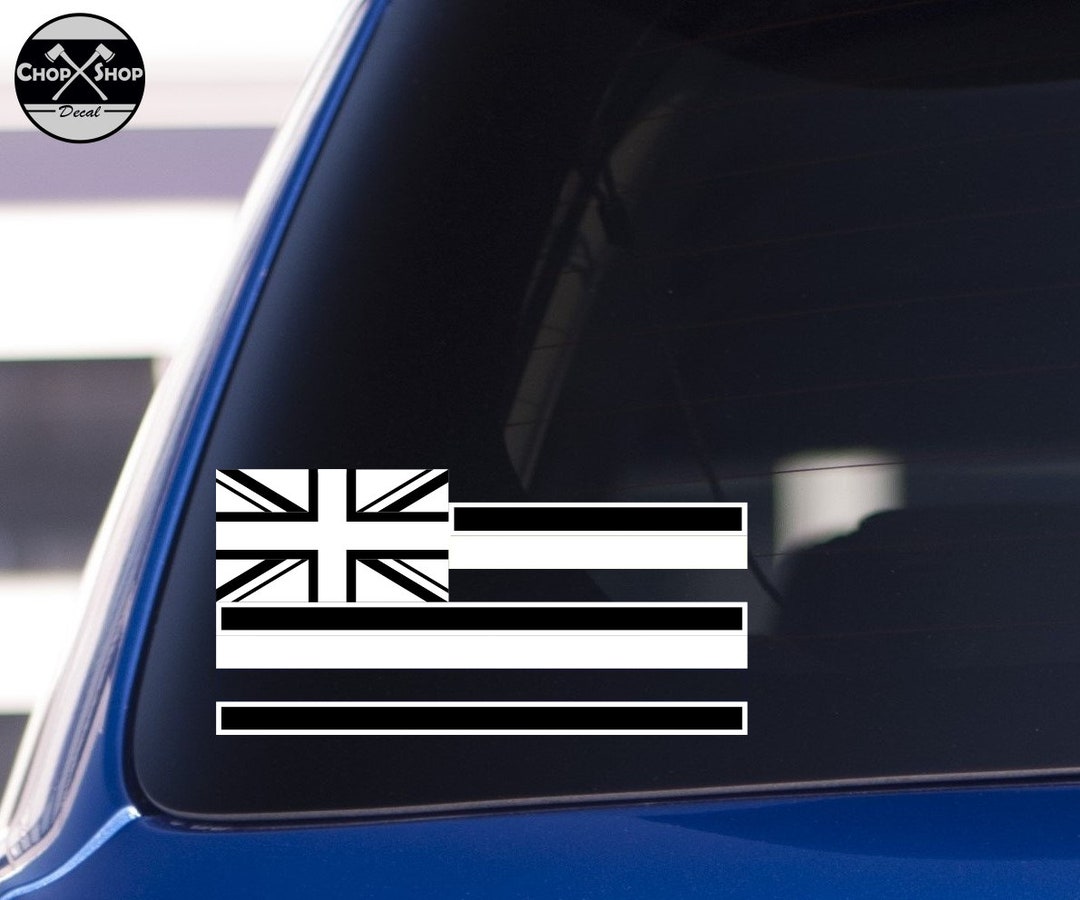 Hawaiian Flag Decal Vinyl Sticker - Etsy