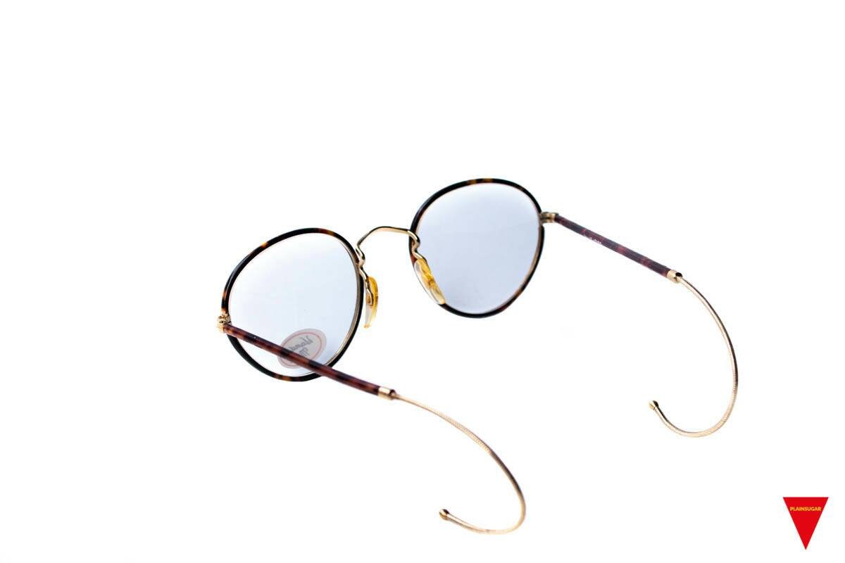 Original 1970's Vintage Brown Tortoise Round Glasses John - Etsy