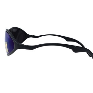 Original 90's Raptor Wraparound Sunglasses, Black Plastic Glasses ...