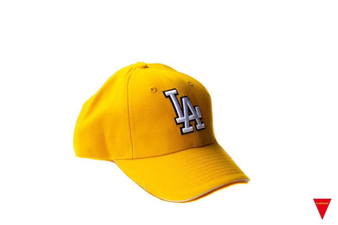 Yellow LA Hat 90's Dodgers New Era Baseball Cap One Size - Etsy