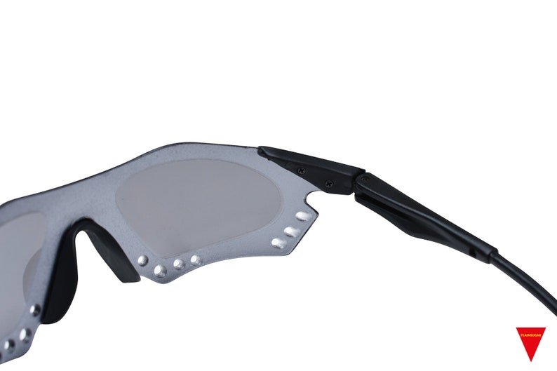 Original 90's Raptor Wraparound Sunglasses, Black Gray Sporty ...