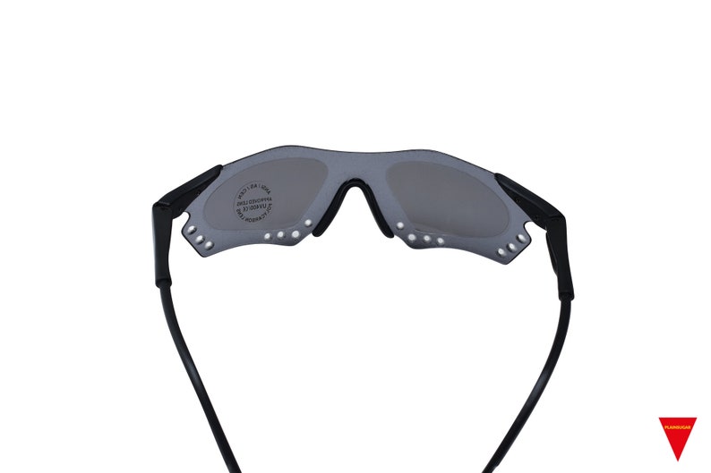 Original 90's Raptor Wraparound Sunglasses, Black Gray Sporty ...
