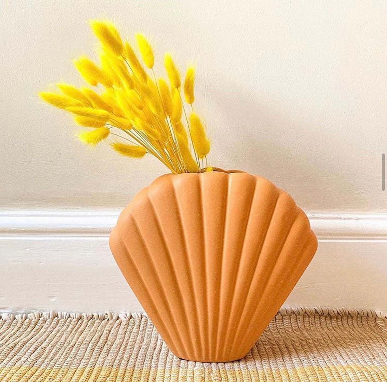 Ceramic Shell Vase Different Colours Available - Etsy