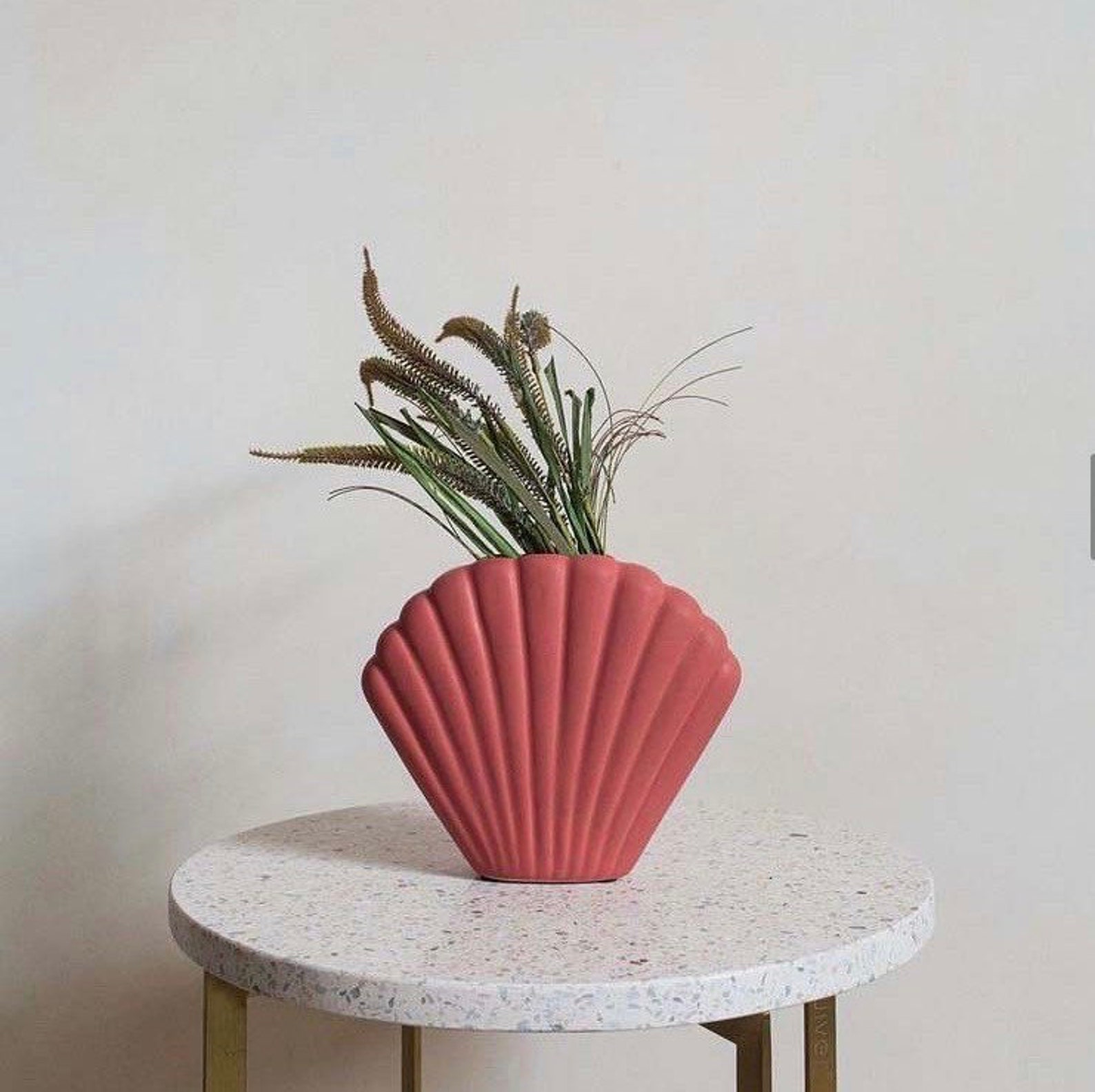 Ceramic Shell Vase Different Colours Available - Etsy