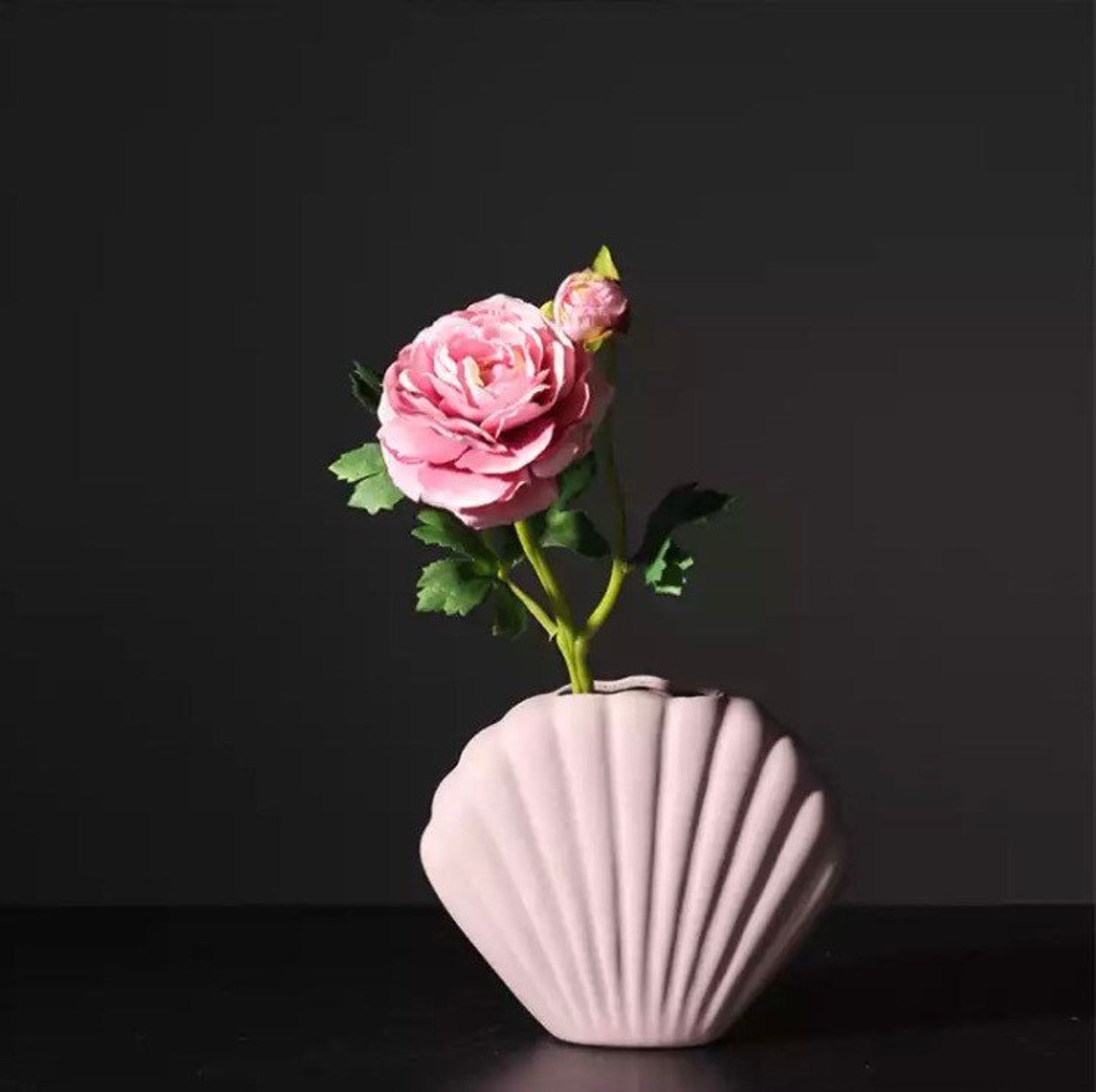 Ceramic Shell Vase Different Colours Available - Etsy