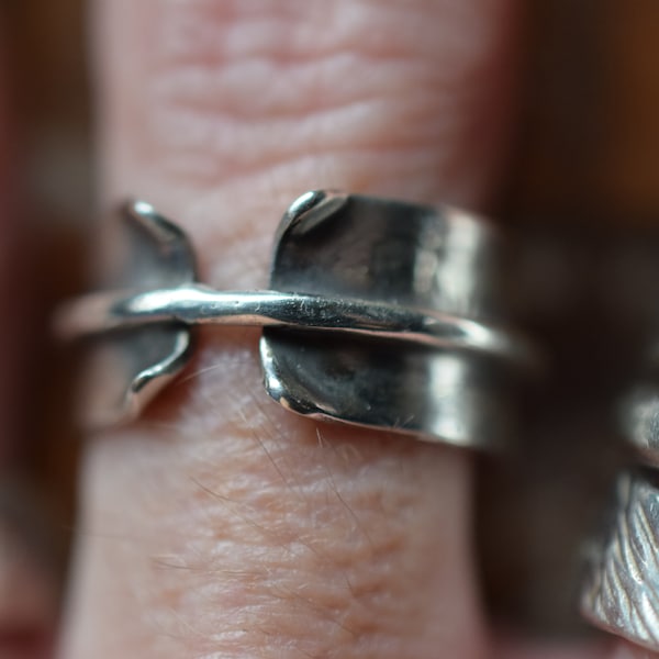 Unusual Silver Ring - Etsy