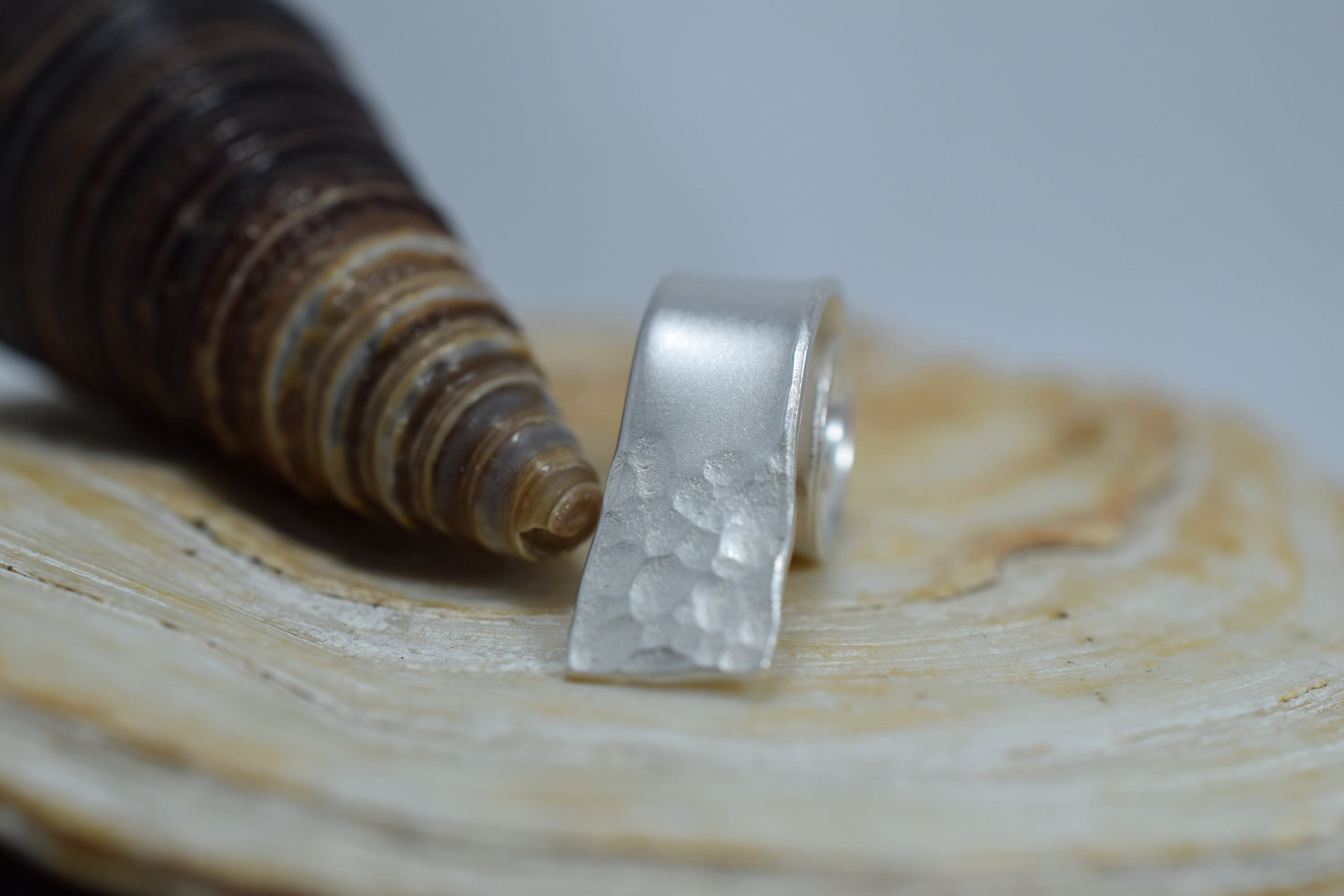 Sterling Silver Scroll Pendant With an Unusual and Organic - Etsy UK