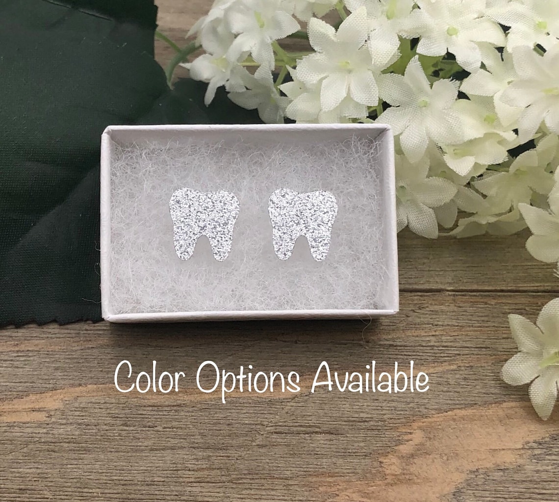 Teeth Acrylic Earrings - Etsy