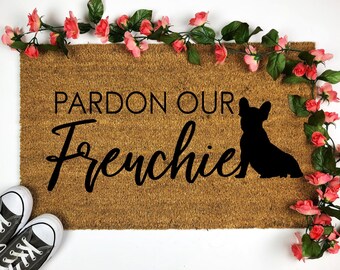 French Bulldog Doormat - Etsy