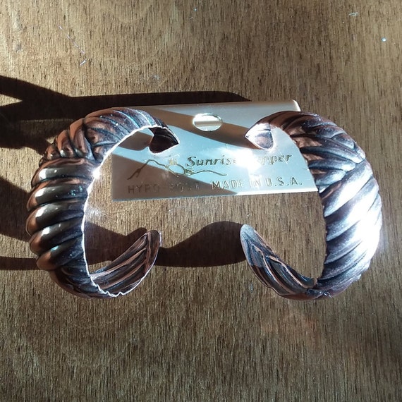Sunrise Copper Wheeler Bracelet - Gem