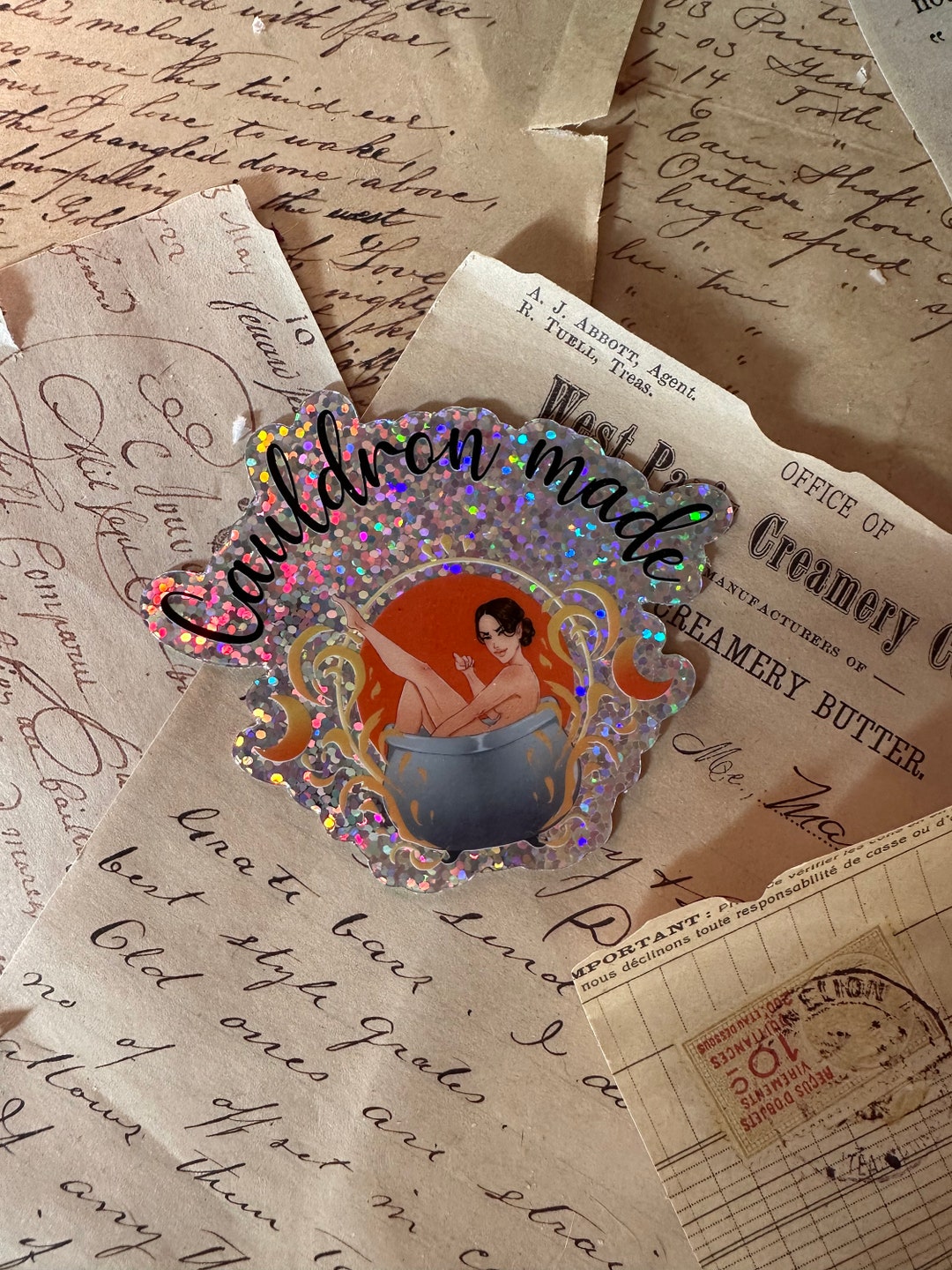 Officially Licensed Acotar Cauldron Made Glitter Sticker - Etsy Australia