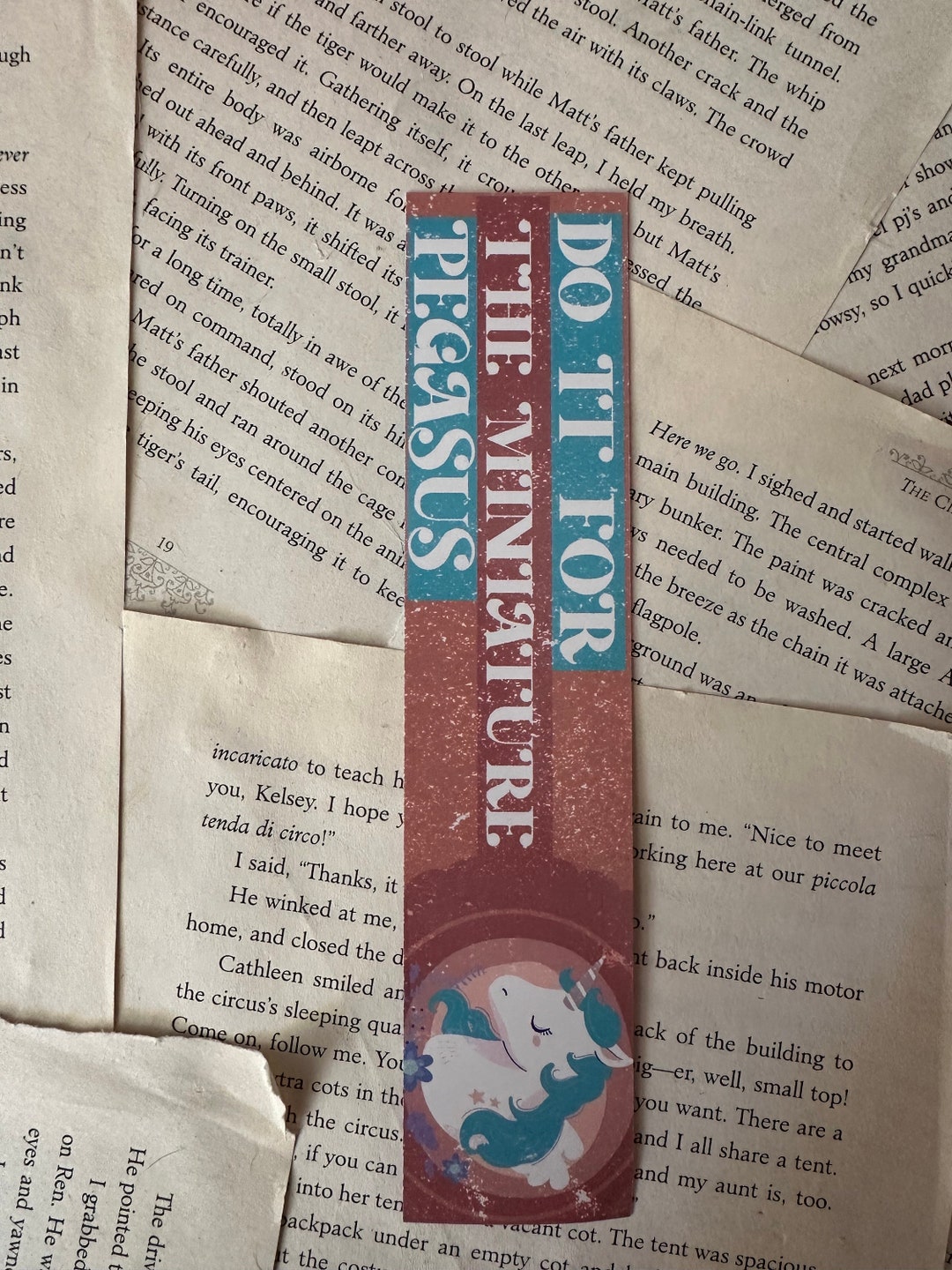 Made W/ Permission Acotar Do It for the Mini Pegasus Bookmark Double ...
