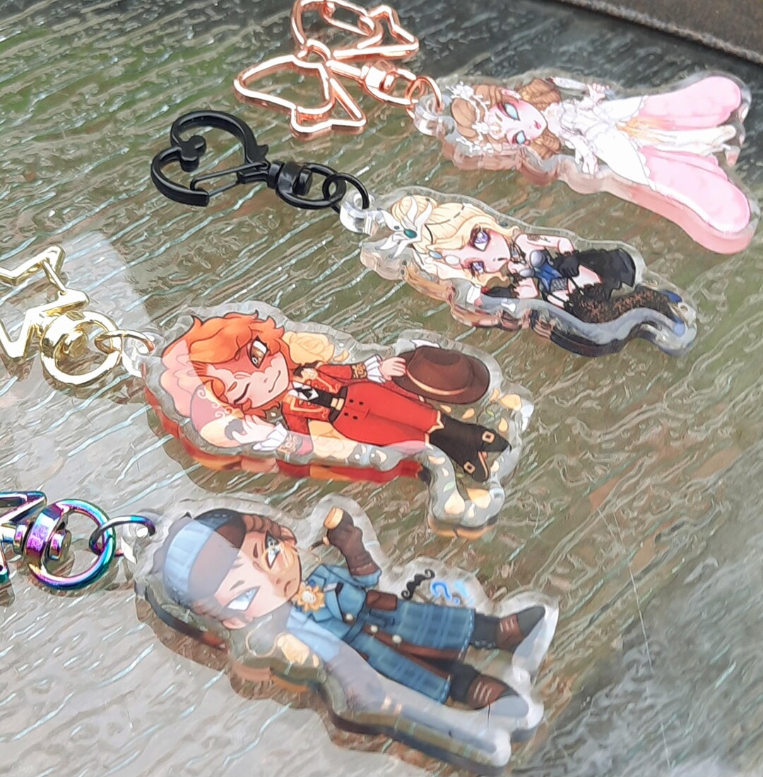 IDV Golden Rose Theatre Acrylic Keychains - Etsy