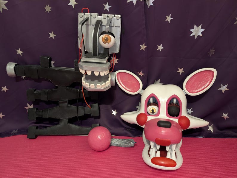 The Mangle Five Nights at Freddy's 2 Full Costume PROP LED Lights Fnaf ...