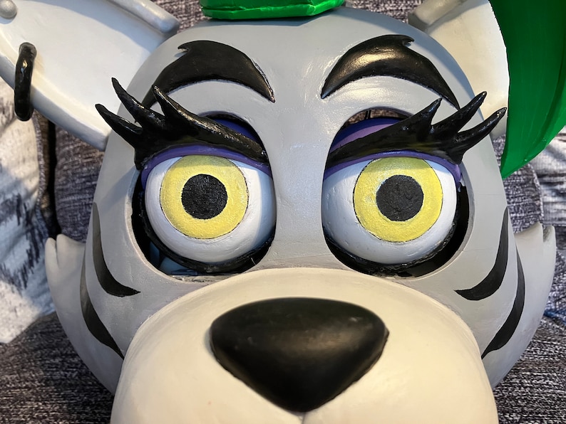 Roxanne Wolf Costume Fnaf Cosplay 3dprinted Prop Security Breach Vanny ...