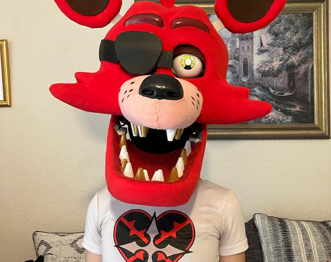 Five Nights at Freddy's Costume 3D PRINTED Custom Fnaf Cosplay Foxy ...
