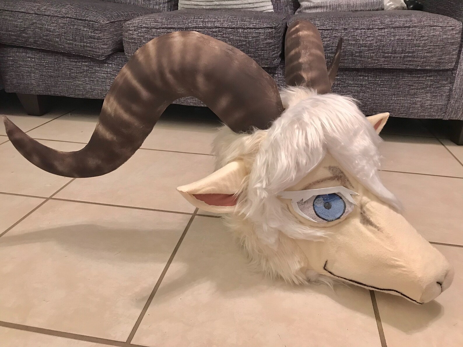 Pina Beastars Cosplay Fursuit Partial Premade Anime Mask Head - Etsy