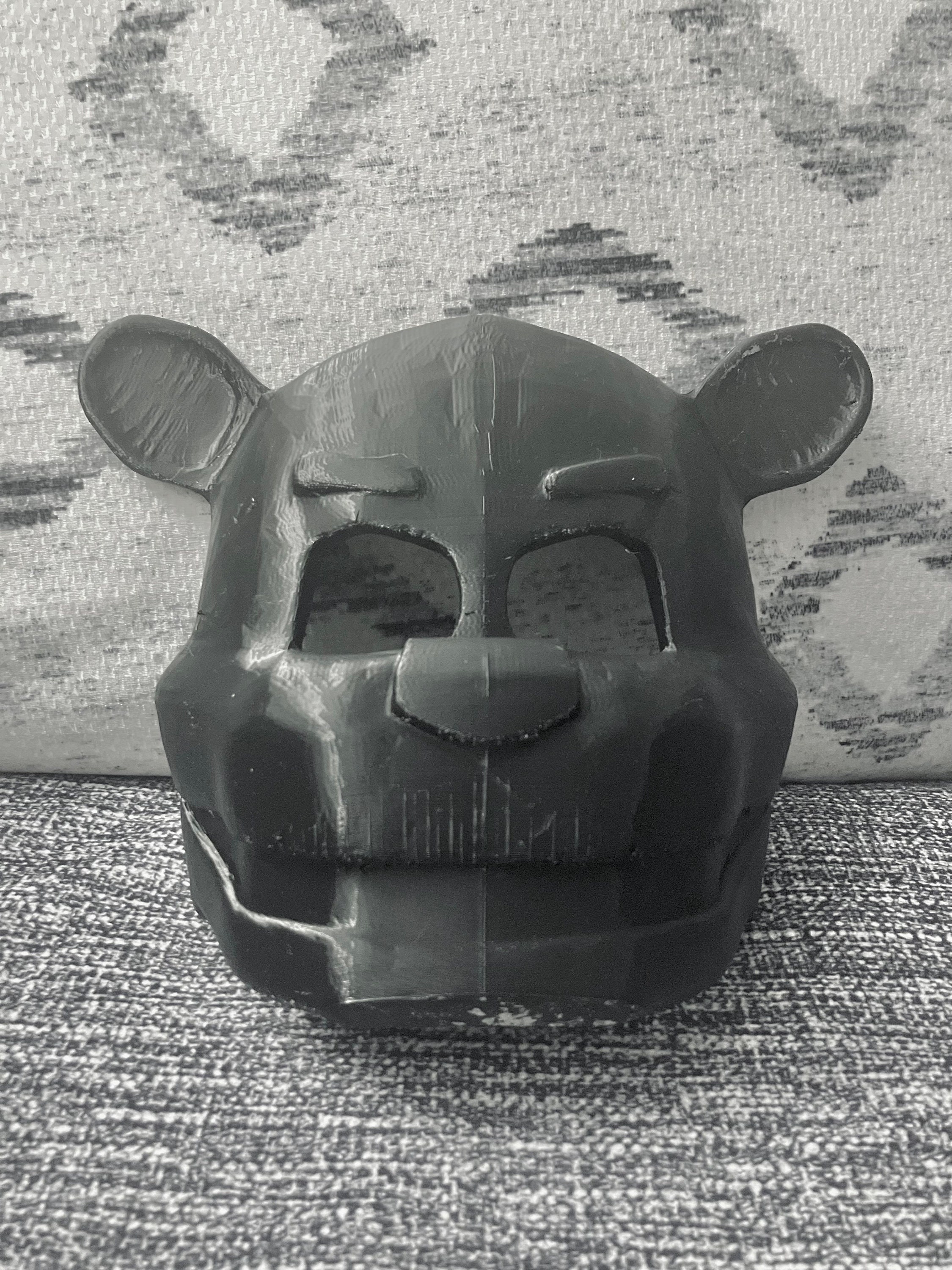 Freddy Mask Cosplay Fnaf VR 3D Printed Five Nights at Freddys Costume ...