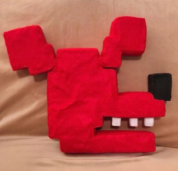 Foxy 8-bit Plush: Five Nights at Freddy’s Foam Head - Etsy