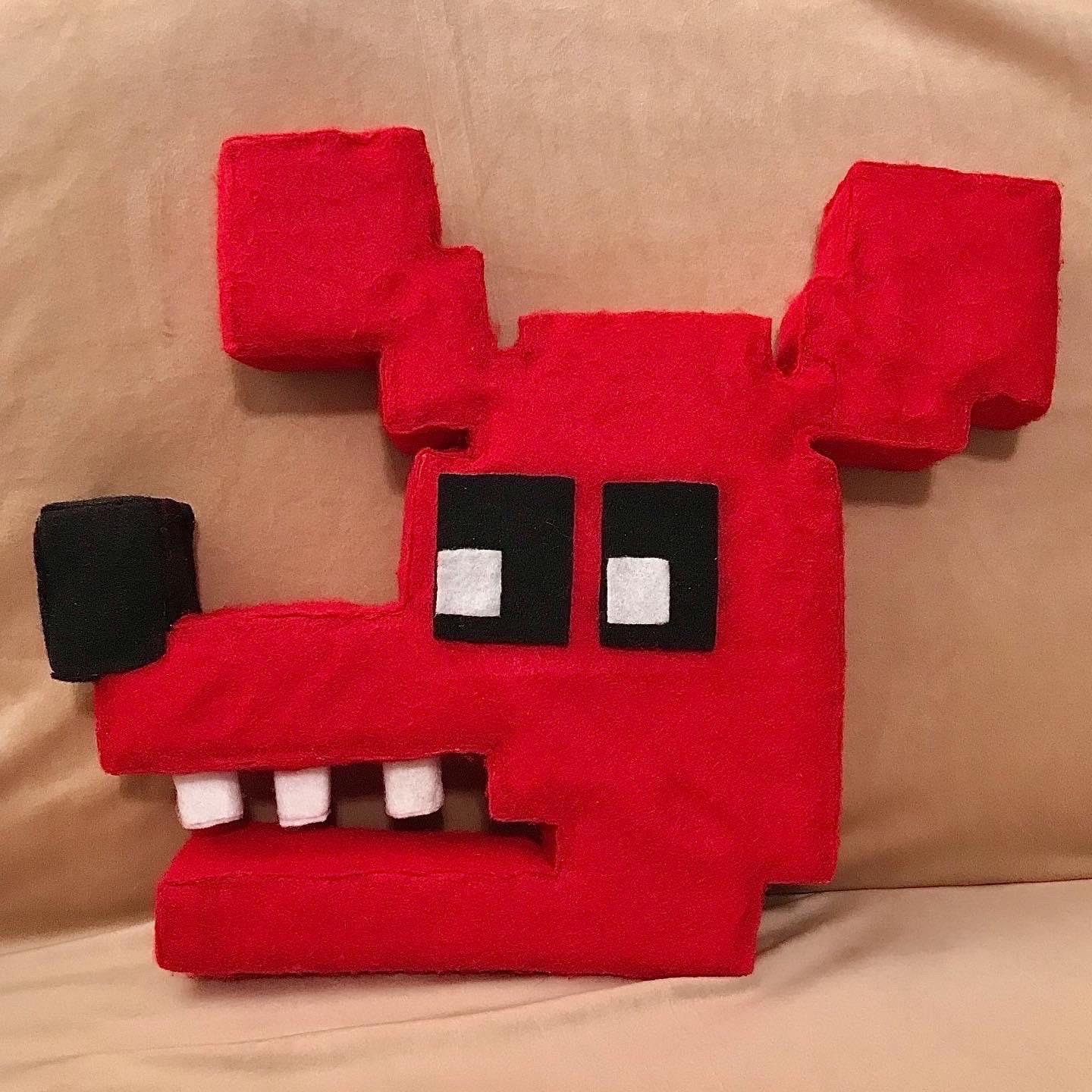 Foxy 8-bit Plush: Five Nights at Freddy’s Foam Head - Etsy