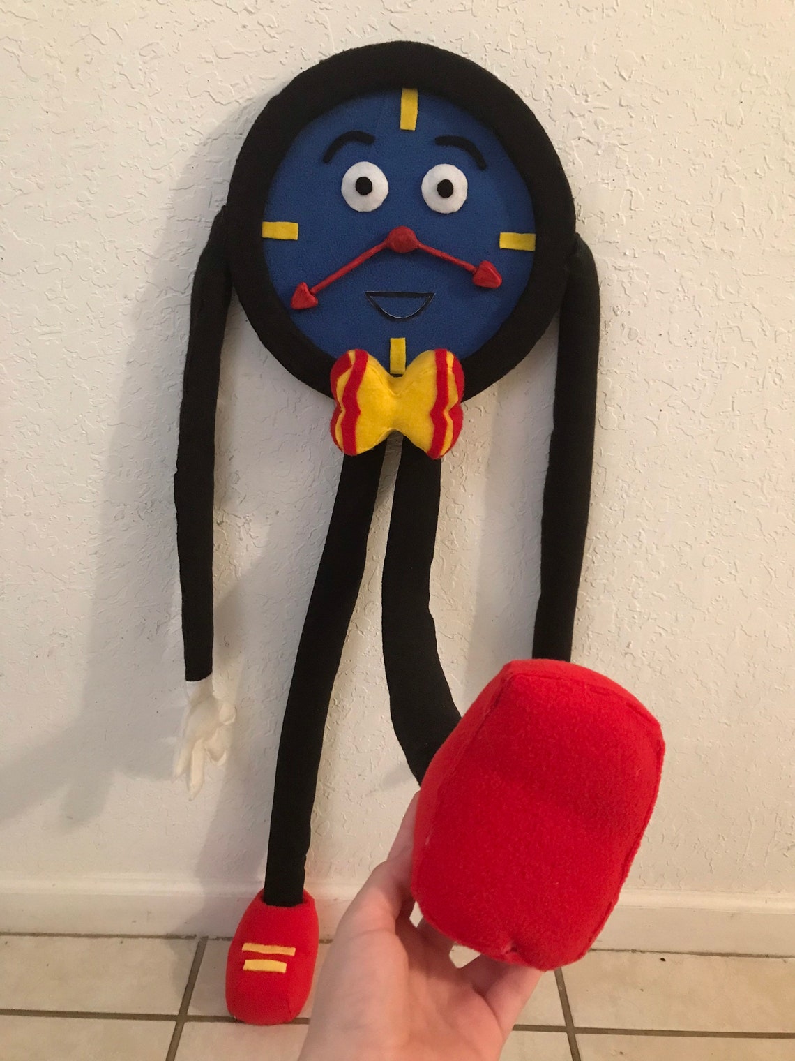DHMIS Tony the Clock PROP Puppet Yellowguy Redguy Duckguy - Etsy