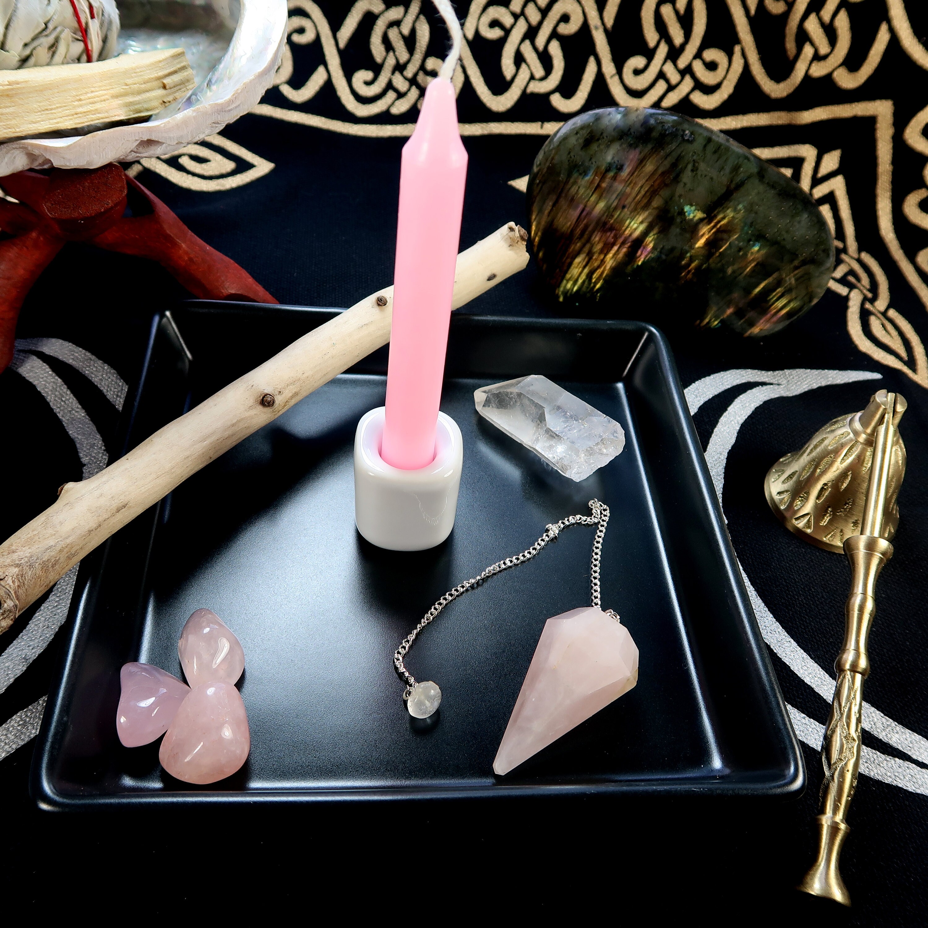 Purple Mini Spell Candles set of 3 - Etsy