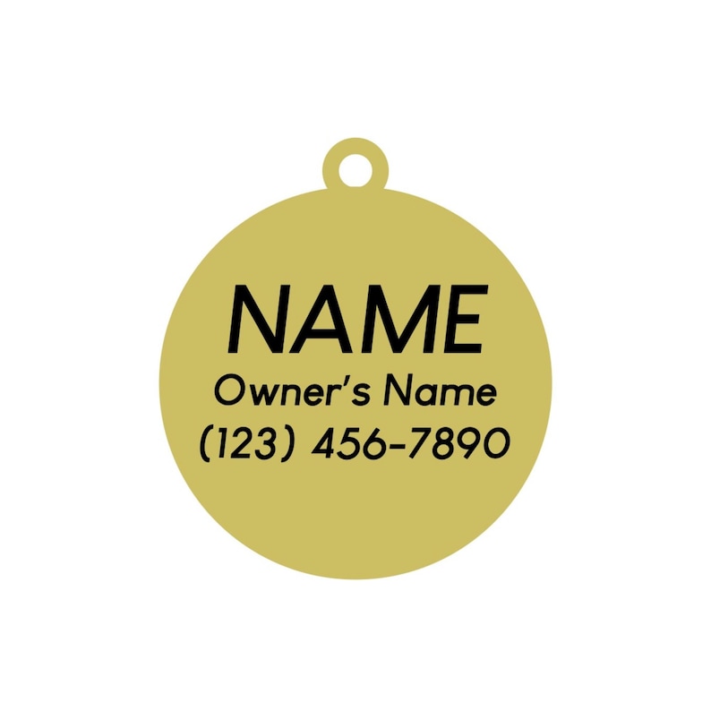 Pet Id Tag • Dog Id Tag • Dog Tag for Dogs • Personalized Tags • Dog Id ...