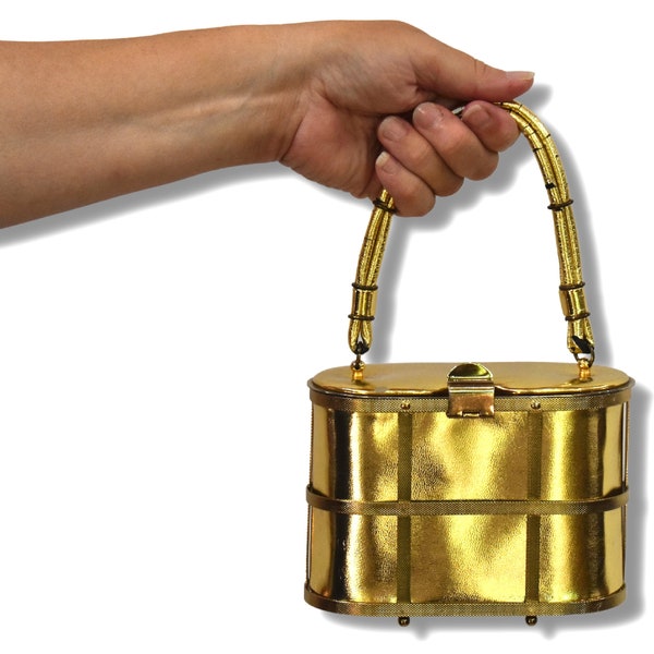 Metallic Gold Bag - Etsy