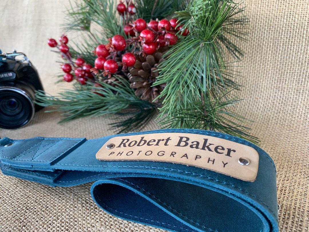 Custom Engraved Leather Camera Straps - Photographer Christmas Gift - Etsy