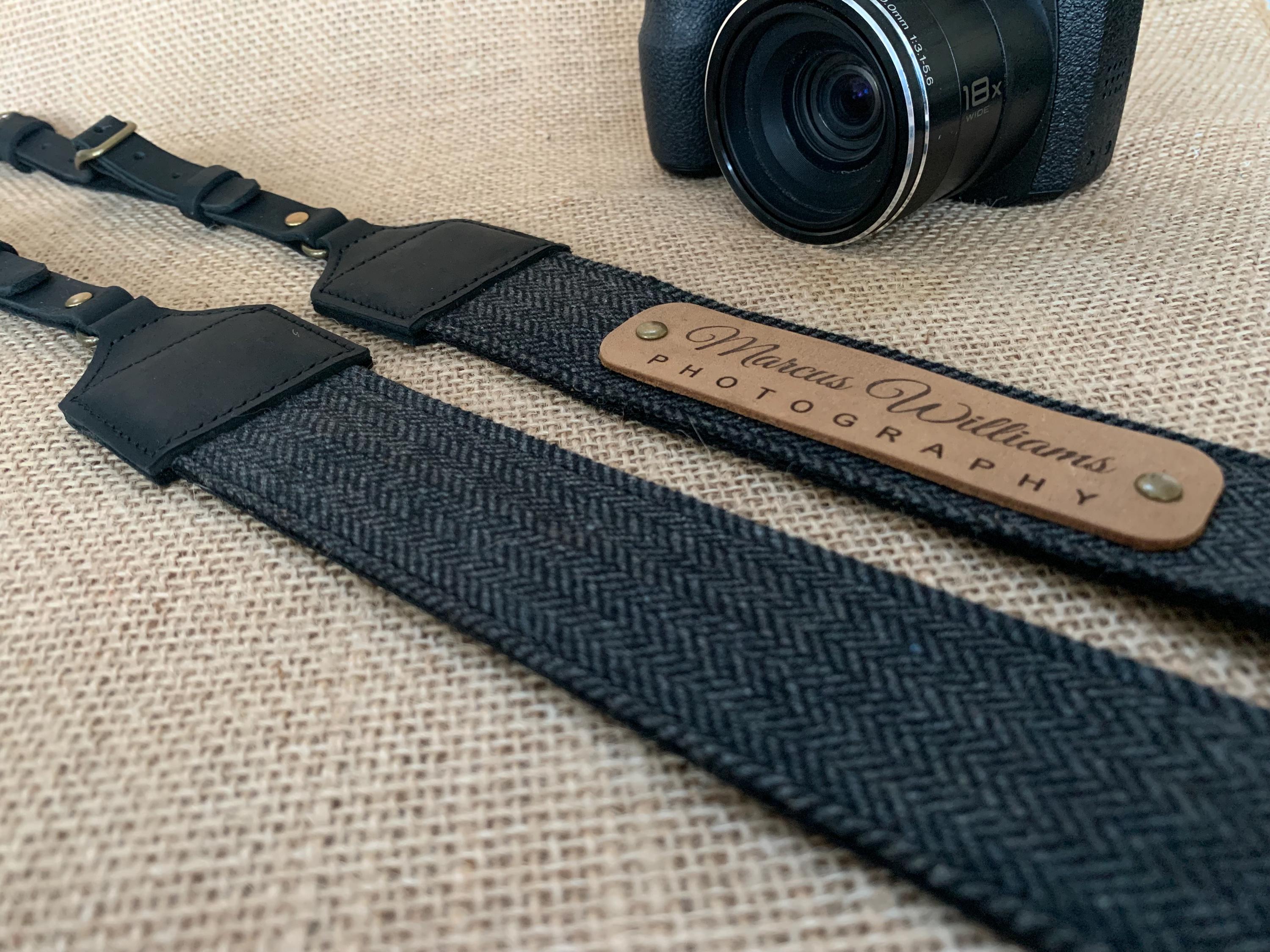 Personalized Leather Camera Strap Photographer Christmas Gift, Custom ...