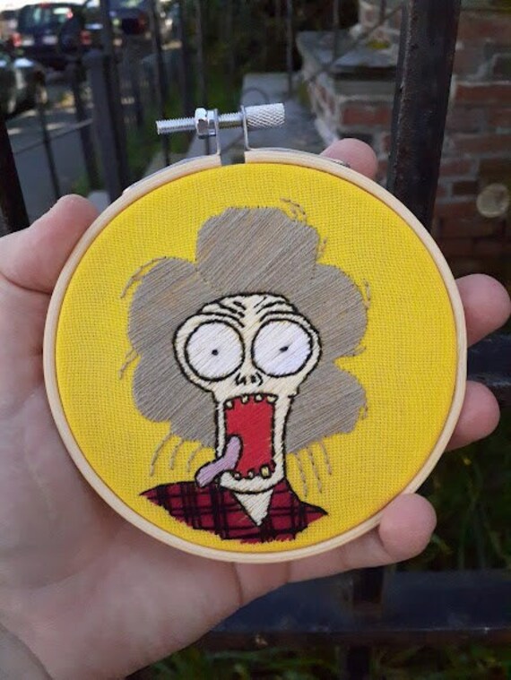 Large Marge Hand Embroidery - Etsy