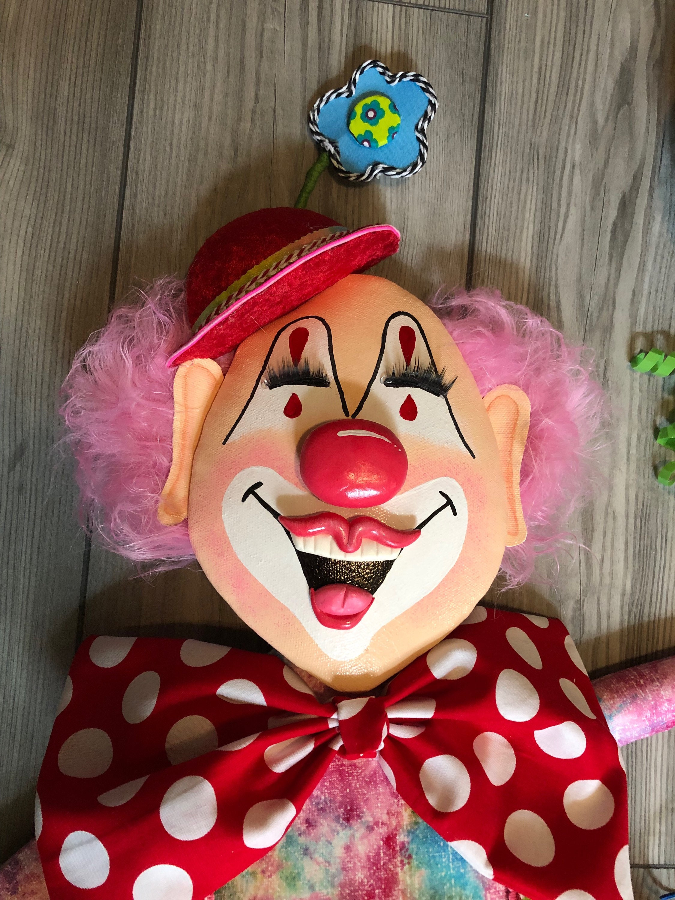 Chuckles the Clown Created by Me and Designed by Pam Mitchell (knock ...