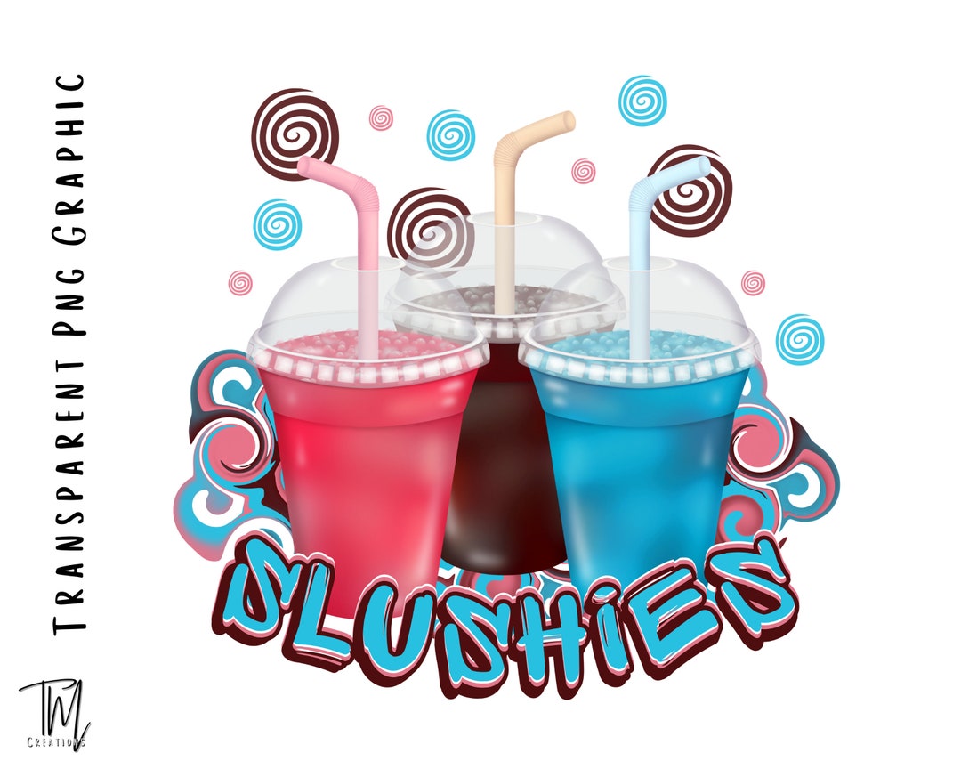 Slushies Clipart. Tshirt Design Pop Png Summer Clip Art - Etsy