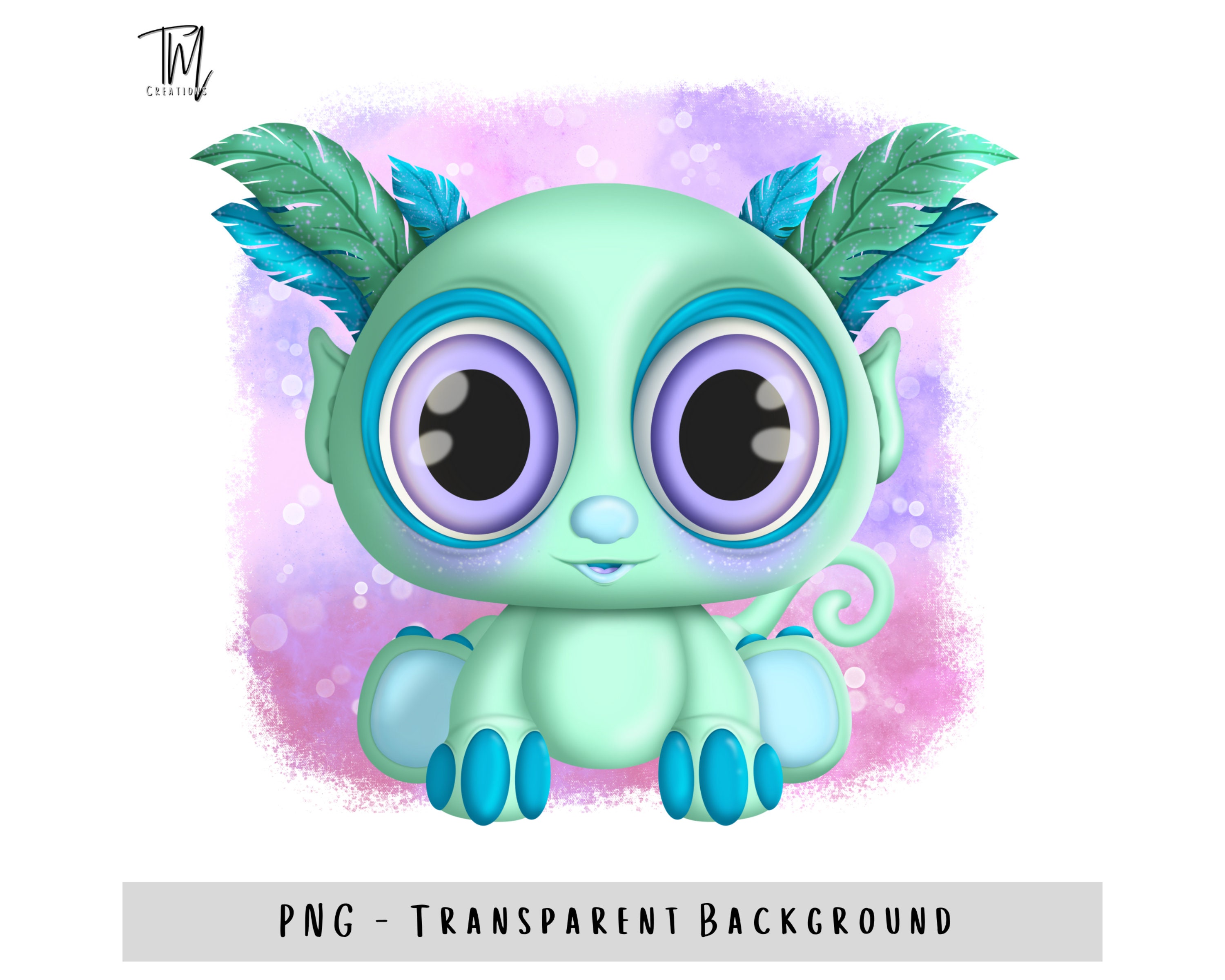 Fantasy Creature Clipart PNG Transparent Background - Etsy