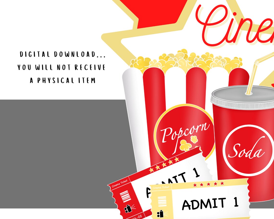 Movies Svg Movie Clipart Movie Night Svg Movie Theater Svg | Etsy
