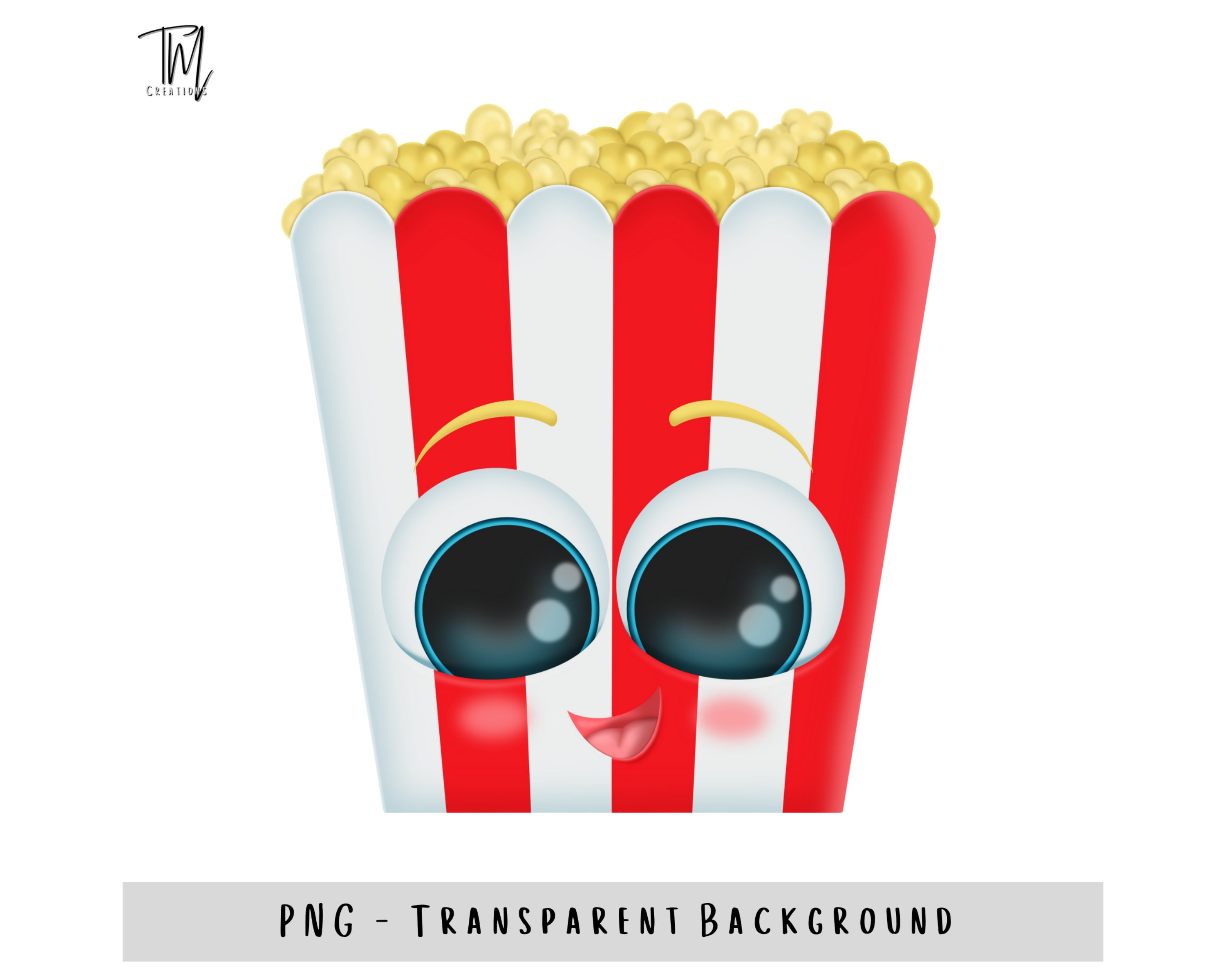 Movie Theater Popcorn Background Clipart