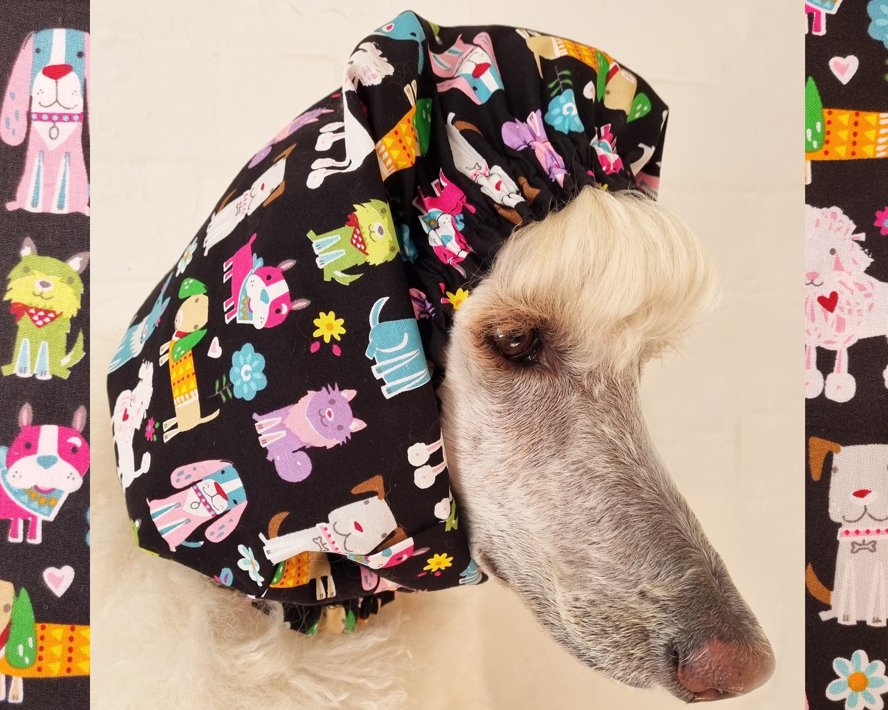 Dog Snoods A Must for Long Eared Dogs When Eating - Etsy UK