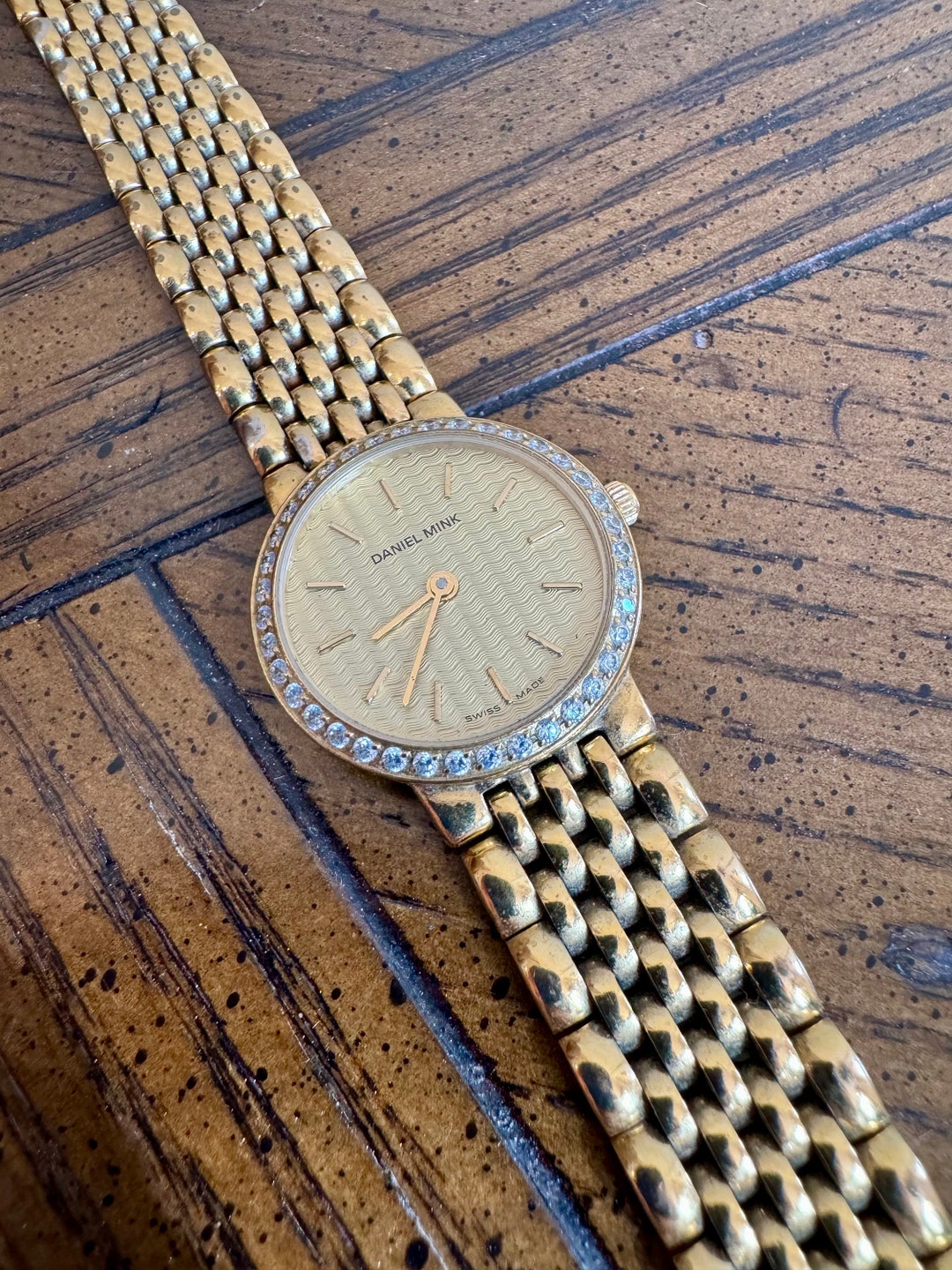 Vintage Daniel Mink Elegance 2638 Watch 18k Gold Plated - Etsy