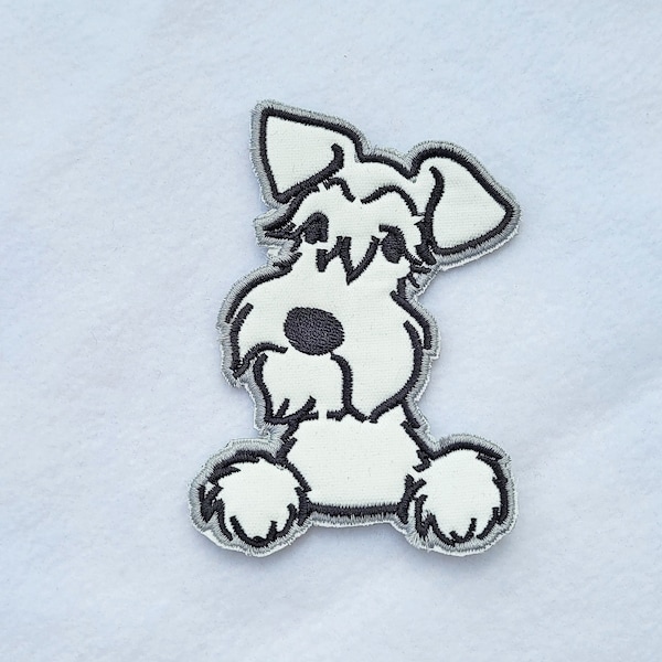 Schnauzer Patch - Etsy