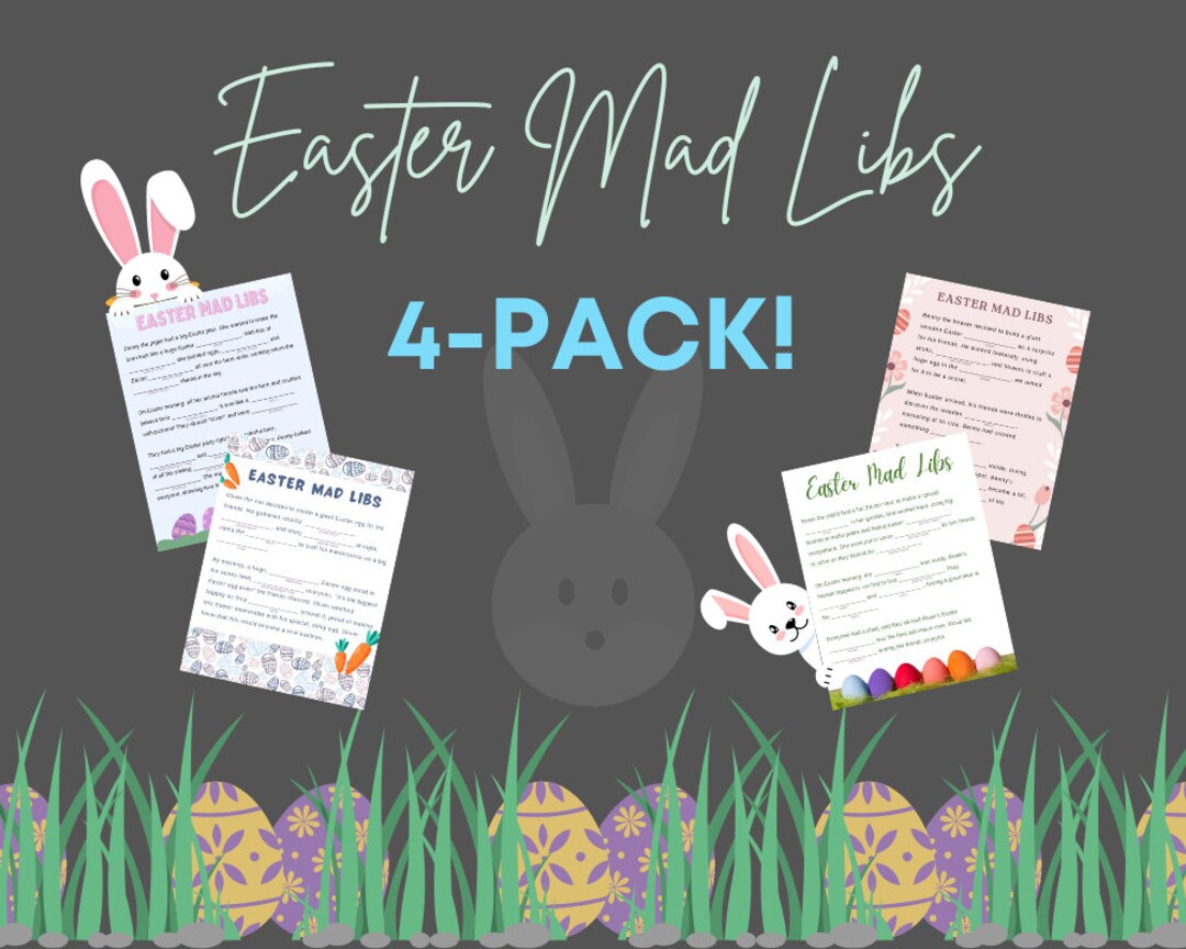 Easter Mad Libs | Printable Easter Activity | Easter Party Game for ...