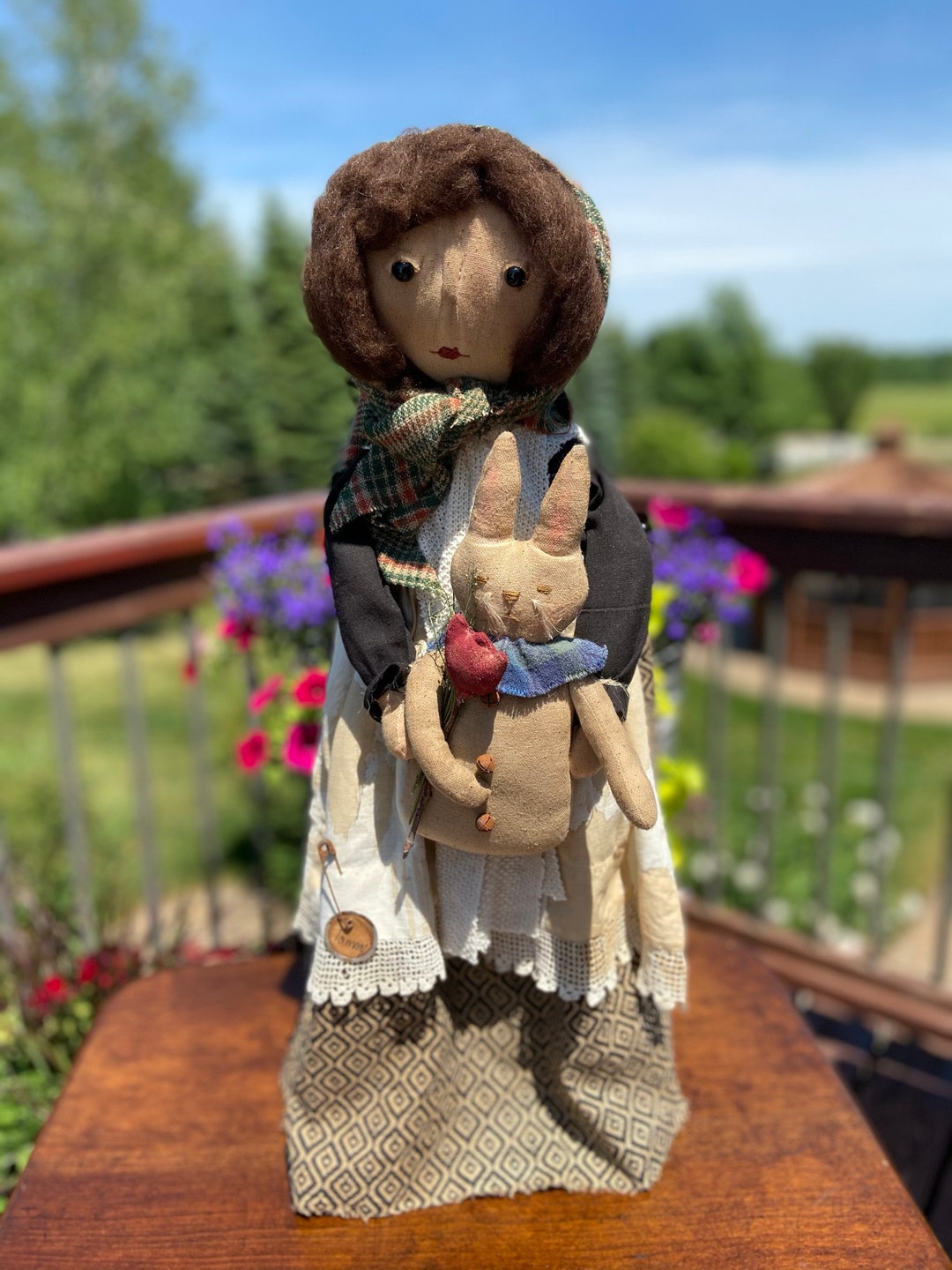 Primitive Handmade Doll-tammy - Etsy